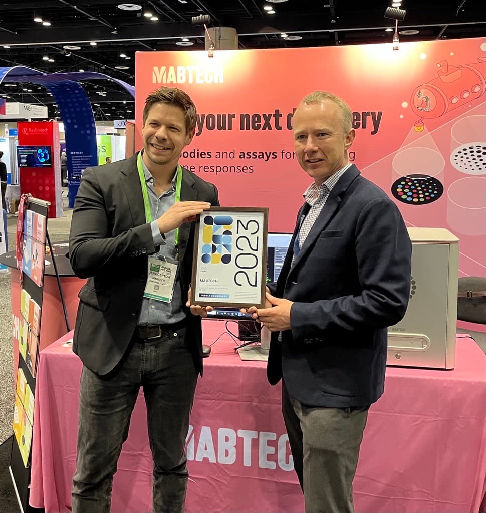 We received an award | Mabtech