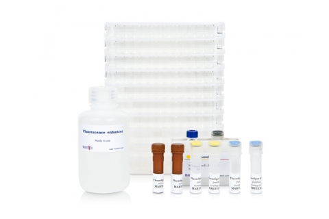 FluoroSpot kit containing non-coated low fluorescent PVDF membrane ...
